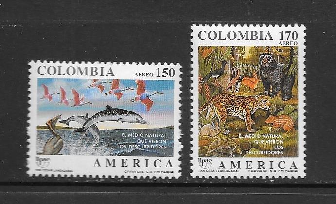 Colombia #C834-5 Fish & Wildlife MNH | Central & South America ...