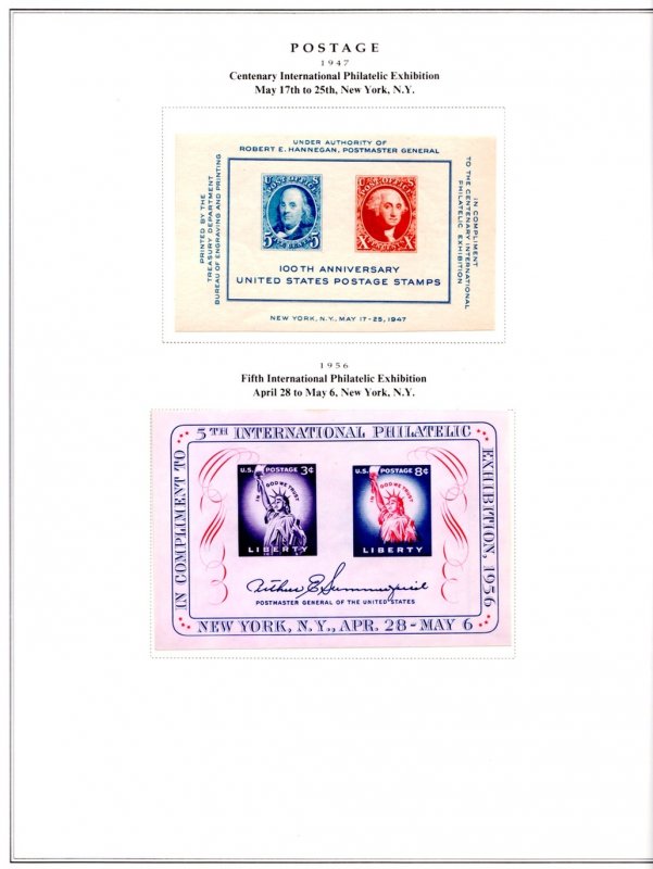 Red US Leather-Like Scott Platinum Series Hingeless Album Binder #II ...