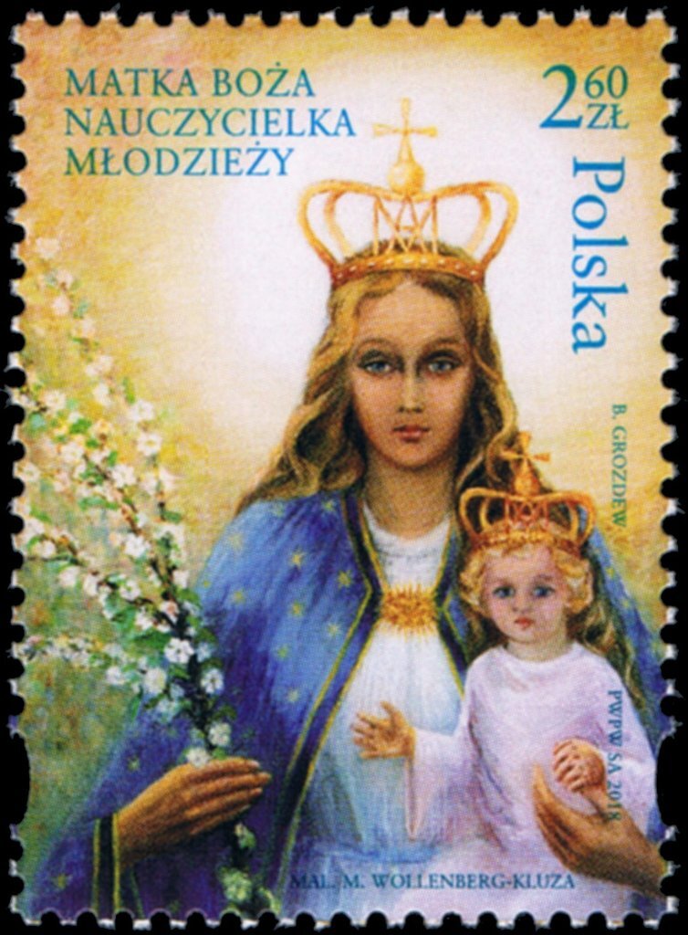 Poland 2018 MNH Stamp Virgin Mary Teacher of the Youth | Europe ...