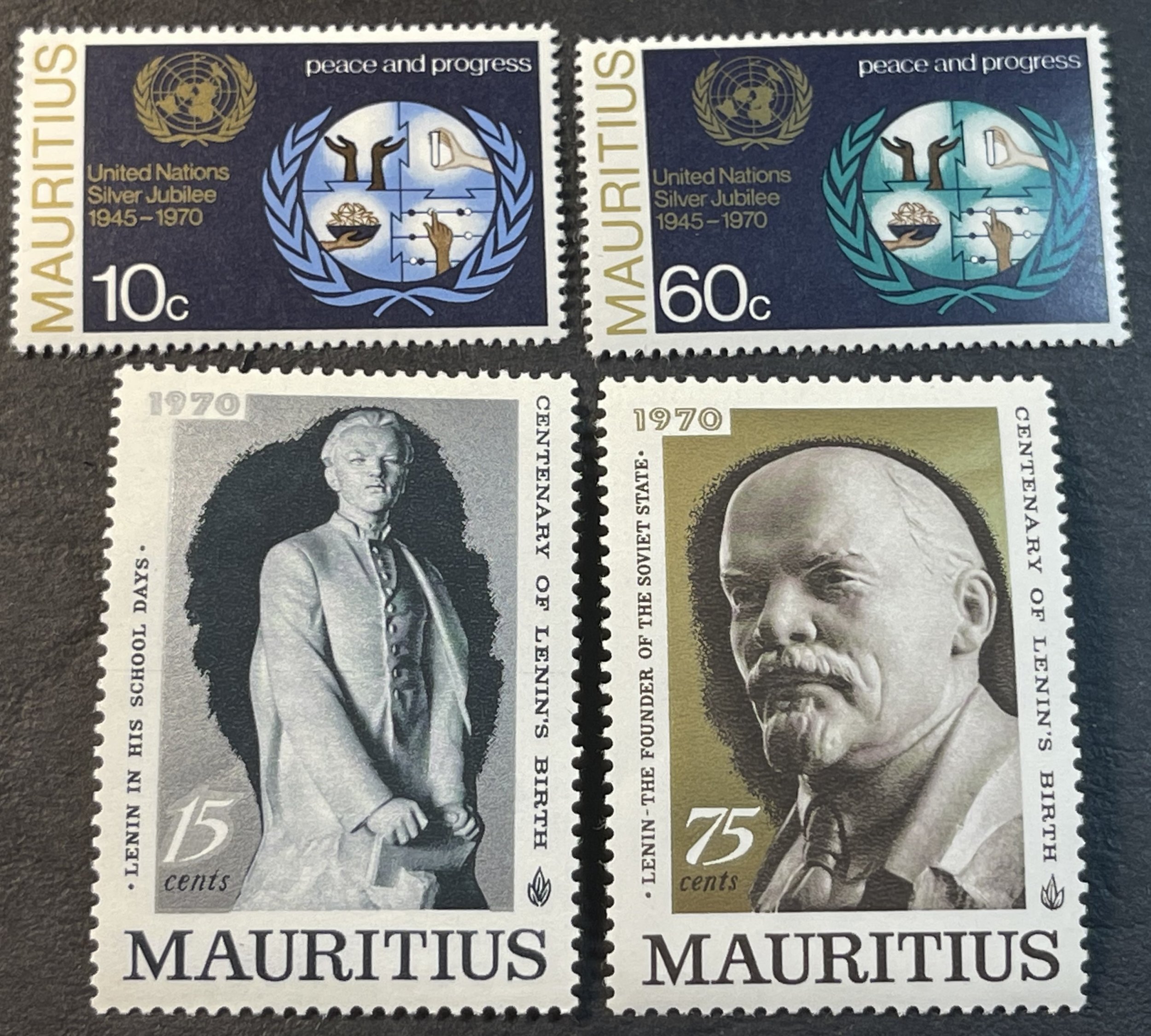 Mauritius # 372-375-Mint/Never Hinged-----2 Complete Sets------1970 ...