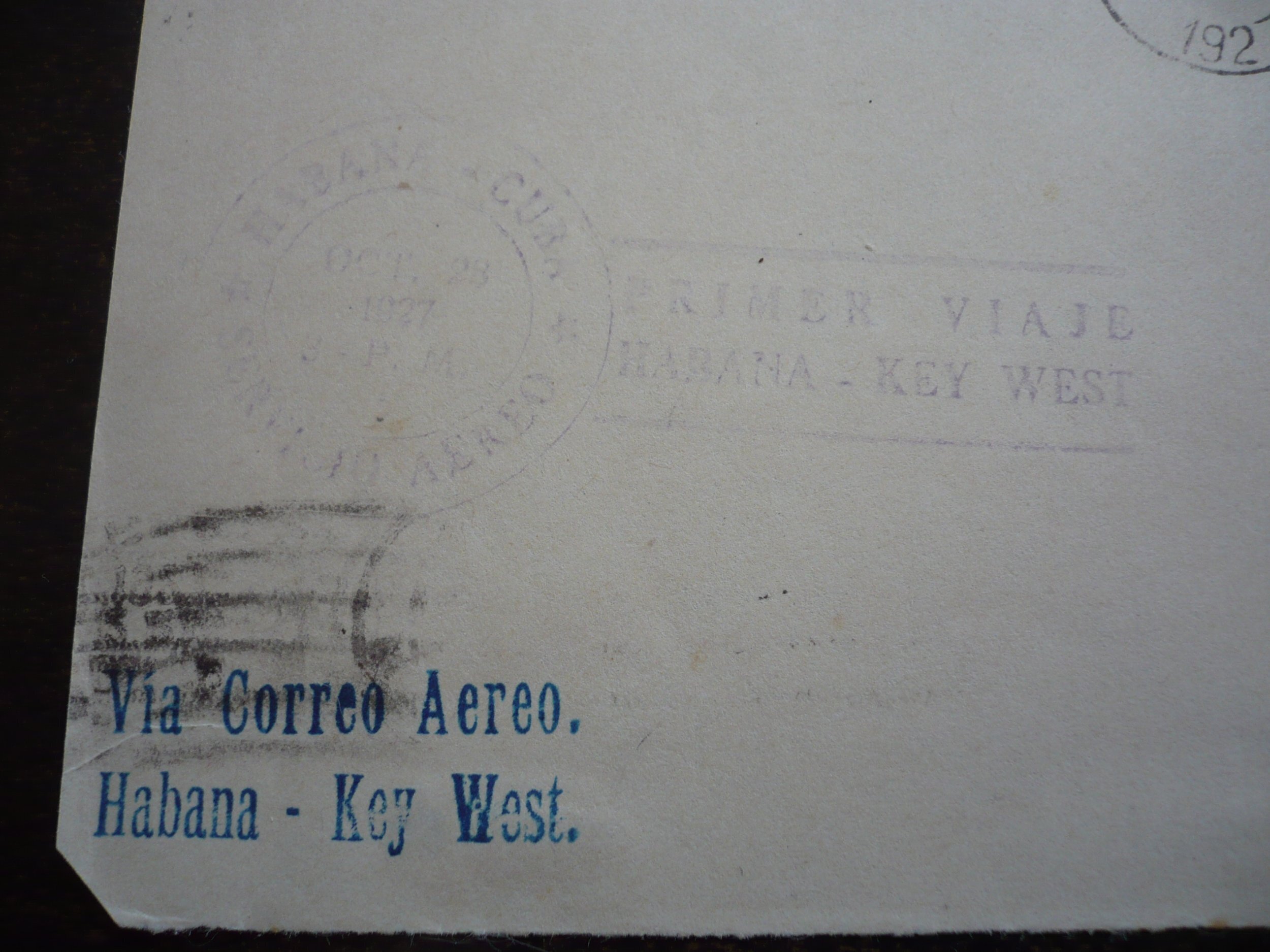 Cuba - Postal History - Cover - Scott#282 Imperf - First Flight ...