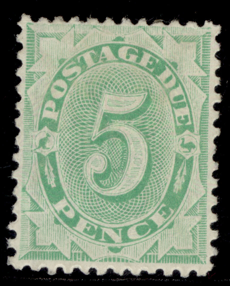 AUSTRALIA EDVII SG D27, 5d emerald-green or dull green, M MINT. Cat £65 ...