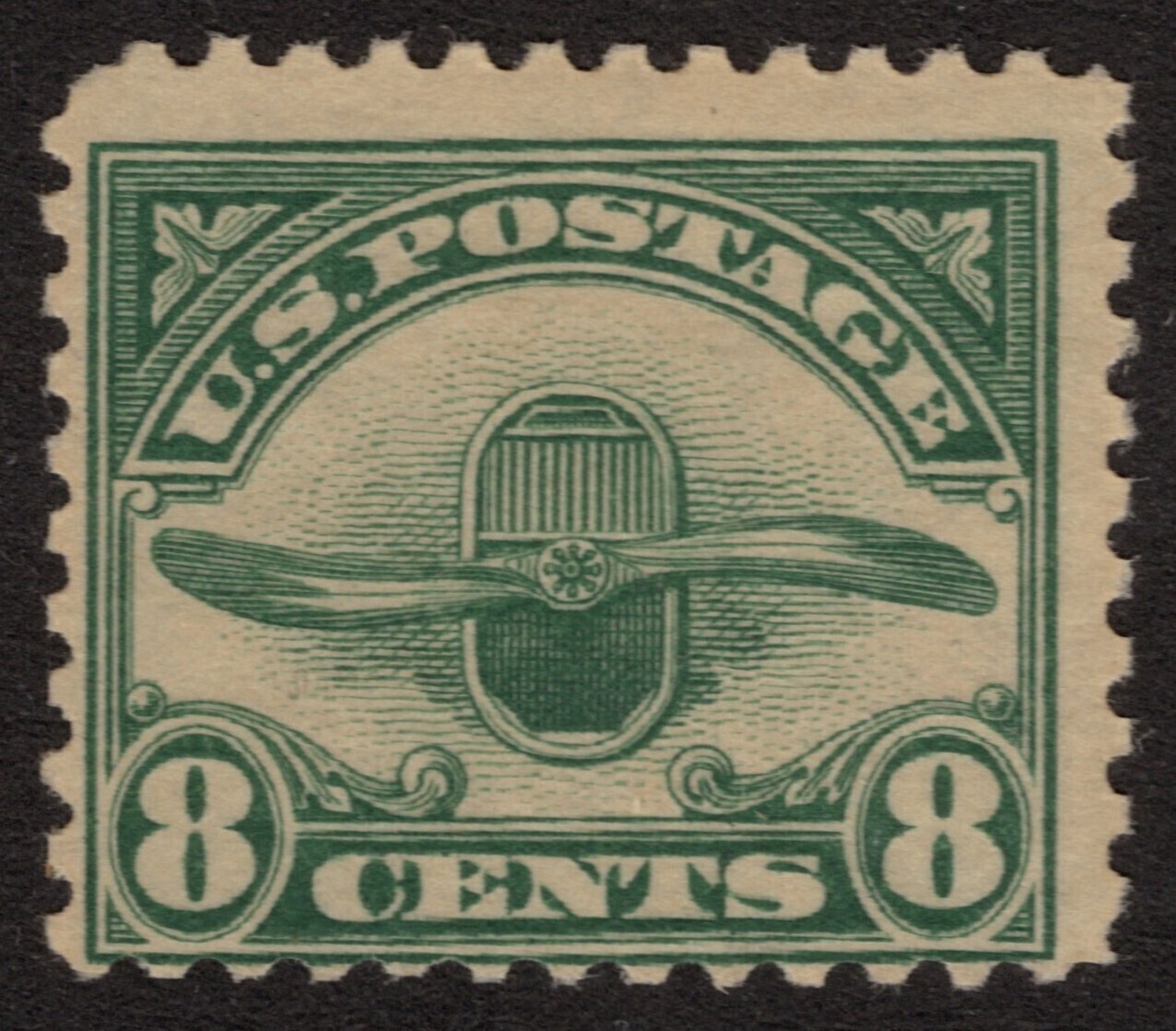 MNH 1923 Prop & Radiator 8c Airmail Postage Stamp, Scott #C4** | United ...