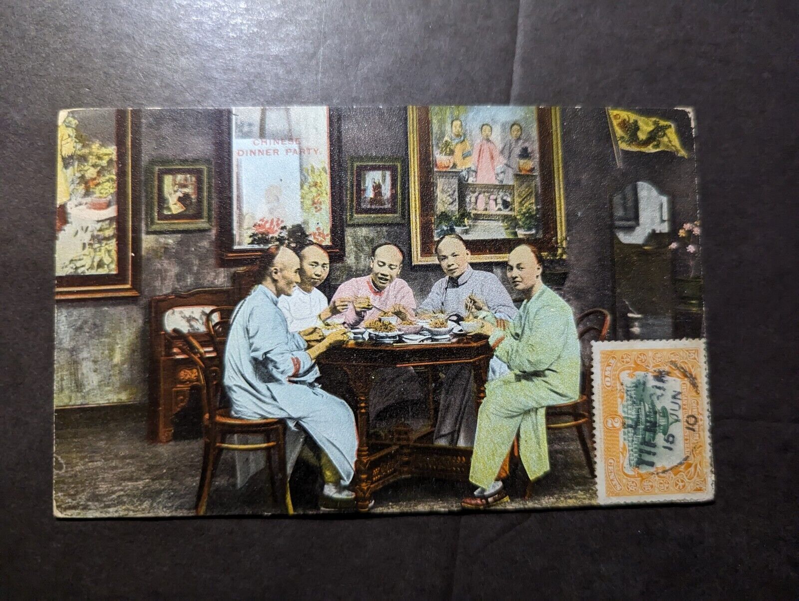 1910 Empire of China Postcard Cover Tientsin to Kortrijk Belgium | Asia ...