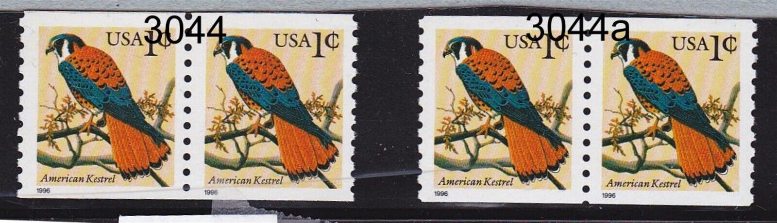 Pair 1c Kestrel US 3044 and US 3044a Lot (2) MNH | United States ...
