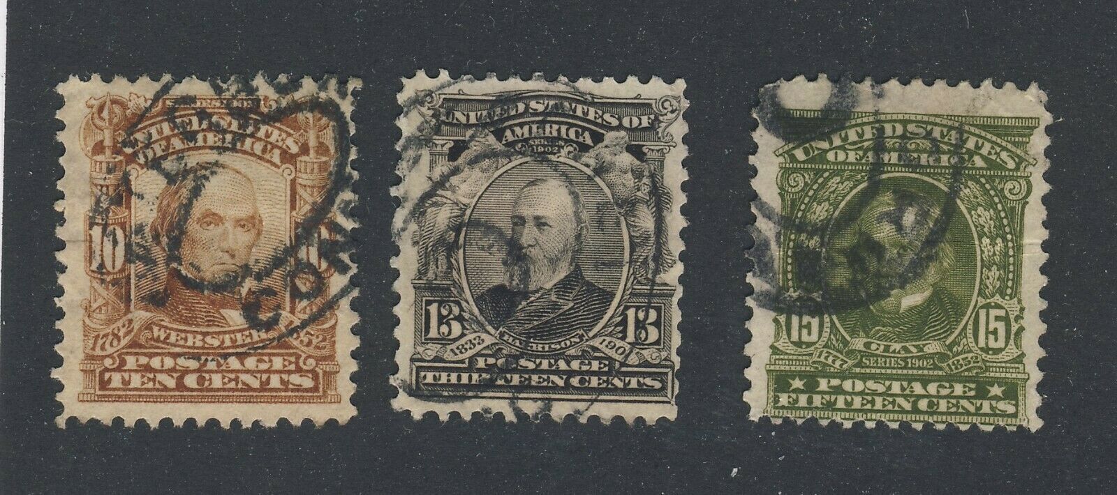 3x USA United States Stamps #307-10c #308-13c #309-15c Guide Value= $22 ... 3x USA United States Stamps #307-10c #308-13c #309-15c Guide Value= $22 ...