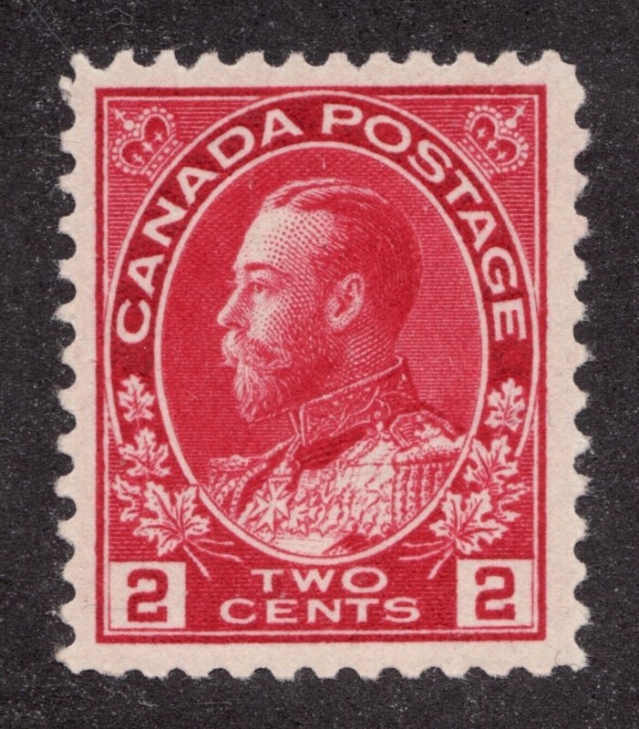 1917 - #106 MNH - 2c Canadian Admiral - Carmine? Stamp cv$120 | Canada ...