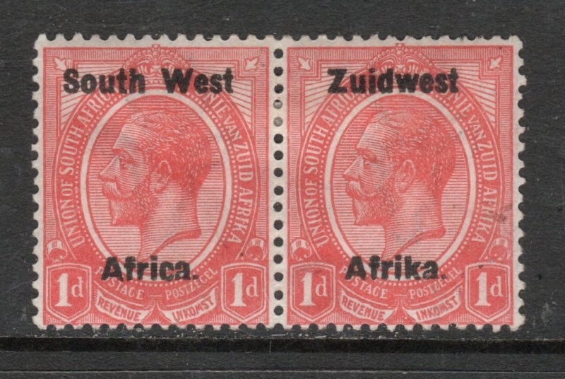South West Africa Scott 17a-17b pair unused OG hinged | United States ...