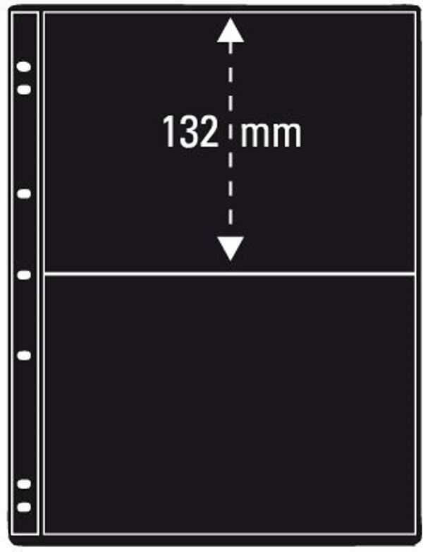 Prinz Profil PVC stock pages black backed pack of 5 - choice of strips ...
