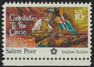 #1560 10c American Bicentennial Salem Poor 1975 Mint NH | United States ...