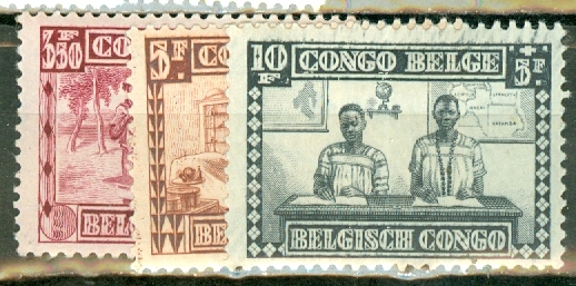 NY: Belgian Congo B12-20 mint CV $64.25; scan shows only a few | Europe ...
