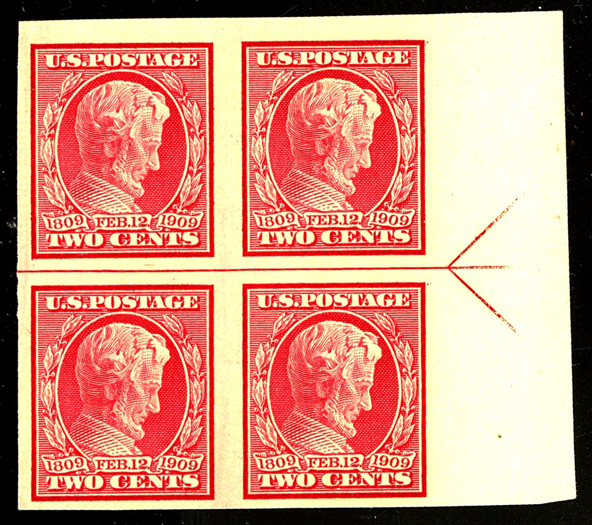 U.S. #368 Mint Arrow Block of 4 With PF Cert OG NH | United States ...