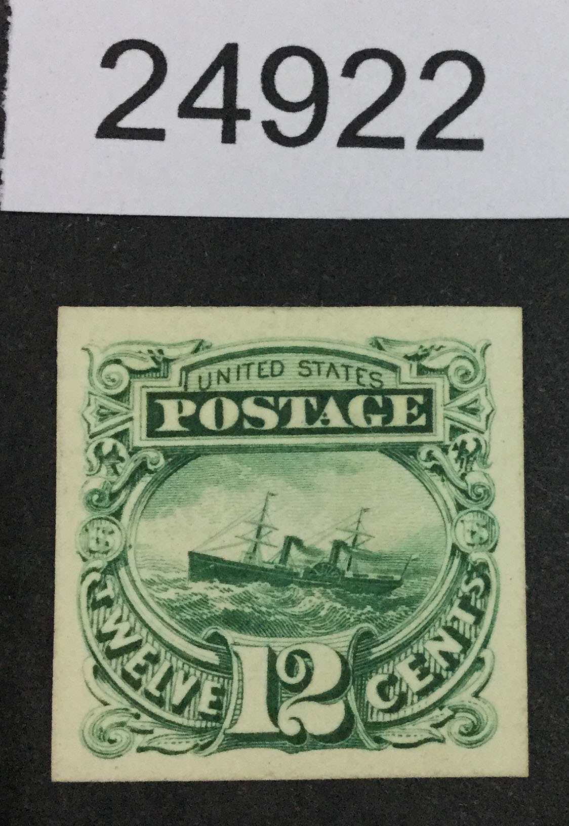 US Stamps #117P4 Proof on Card XF $55 LOT #24922 | United States, Back ...