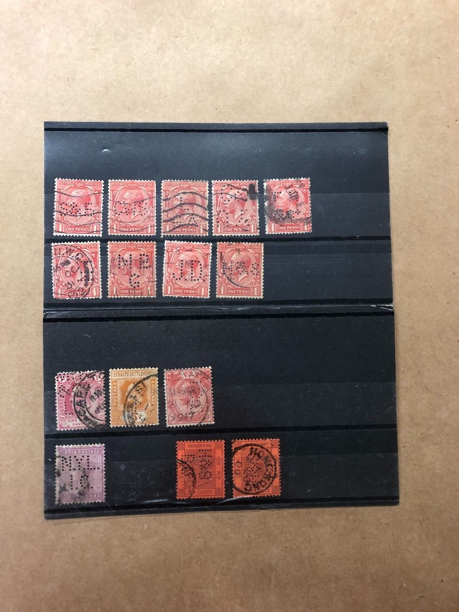 Great Britain – Perfins Specialist Selection of Hundreds – 422661 ...