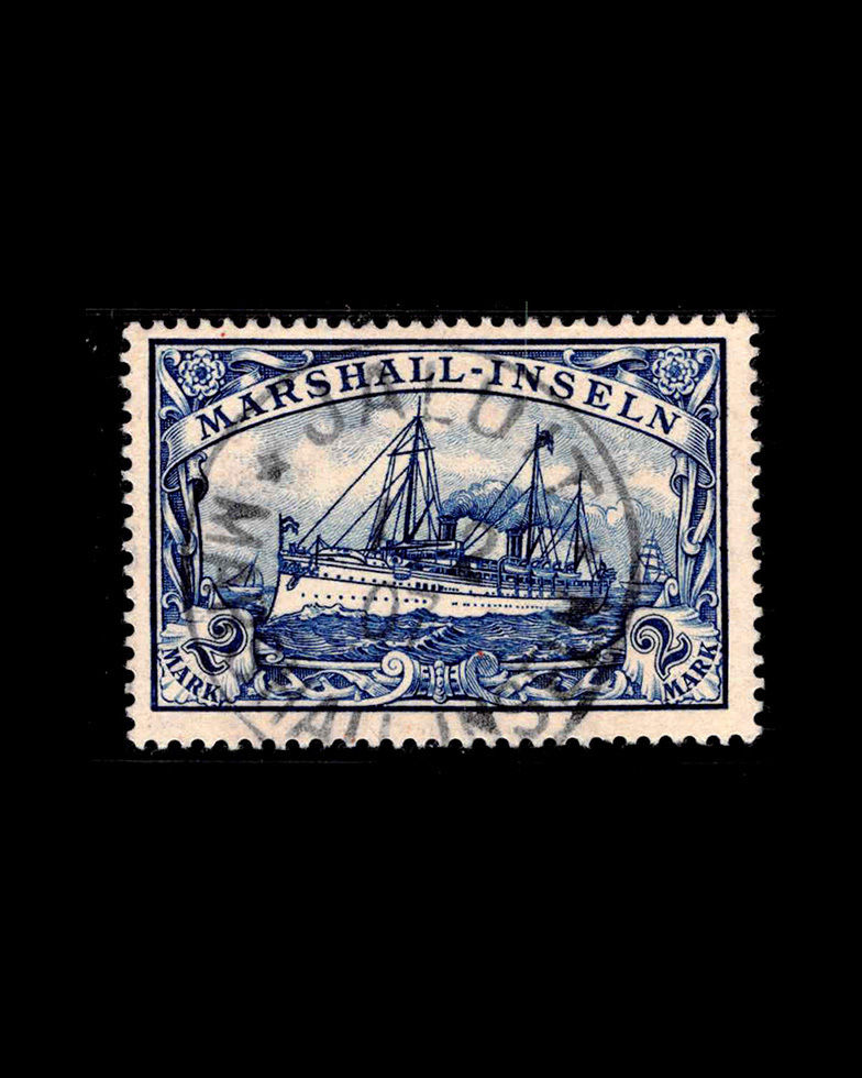 Vintage:marshall Isl- German 1901 Used Lhr, Scott # 23 $150 EST LOT ...