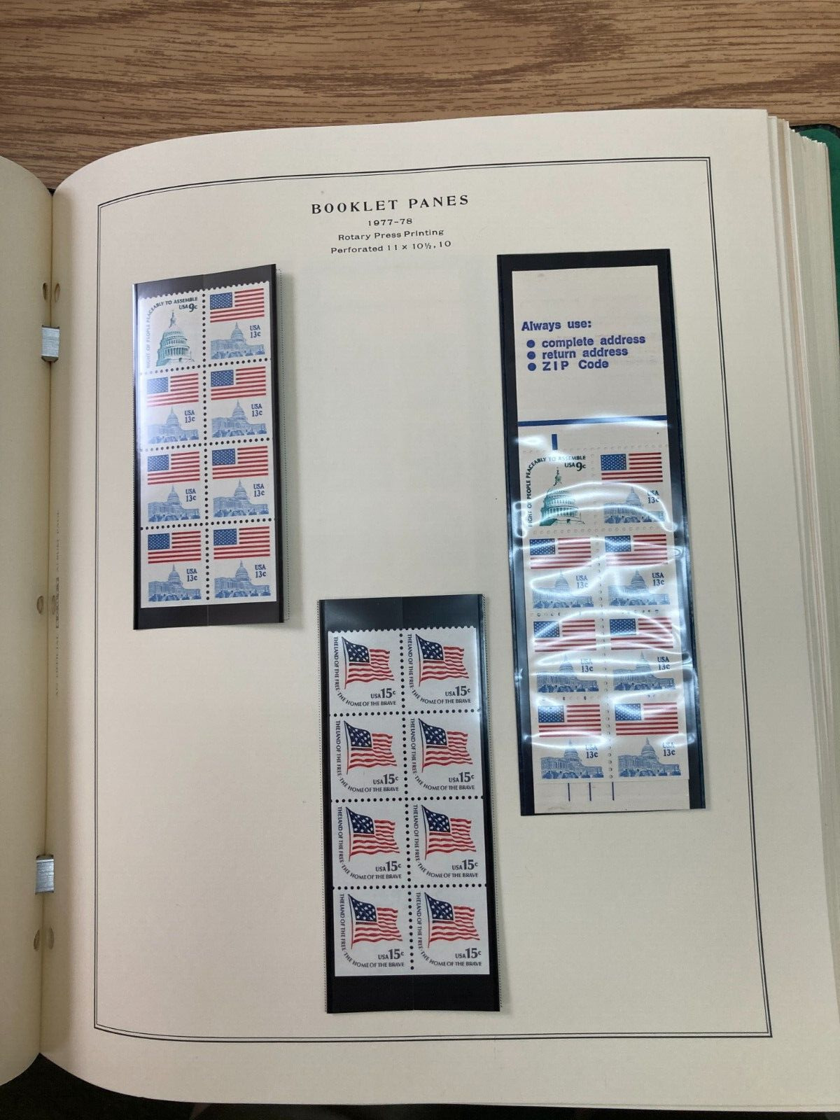 Kappys USA Booklets & Panes 1978-1996 in Scott Album Face Value $419.59 ...
