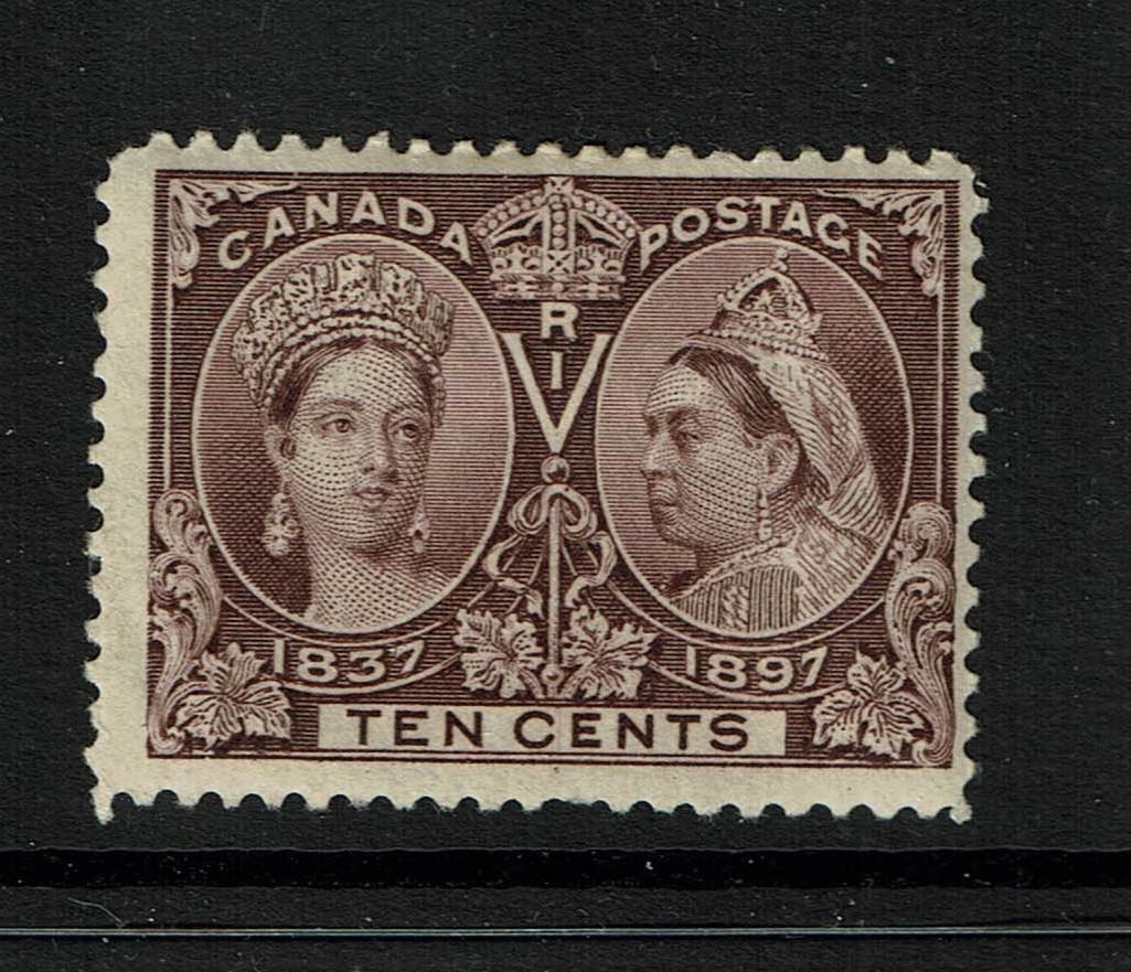 Canada SC# 57, Mint Hinged, Hinge Remnant, very light corner crease ...