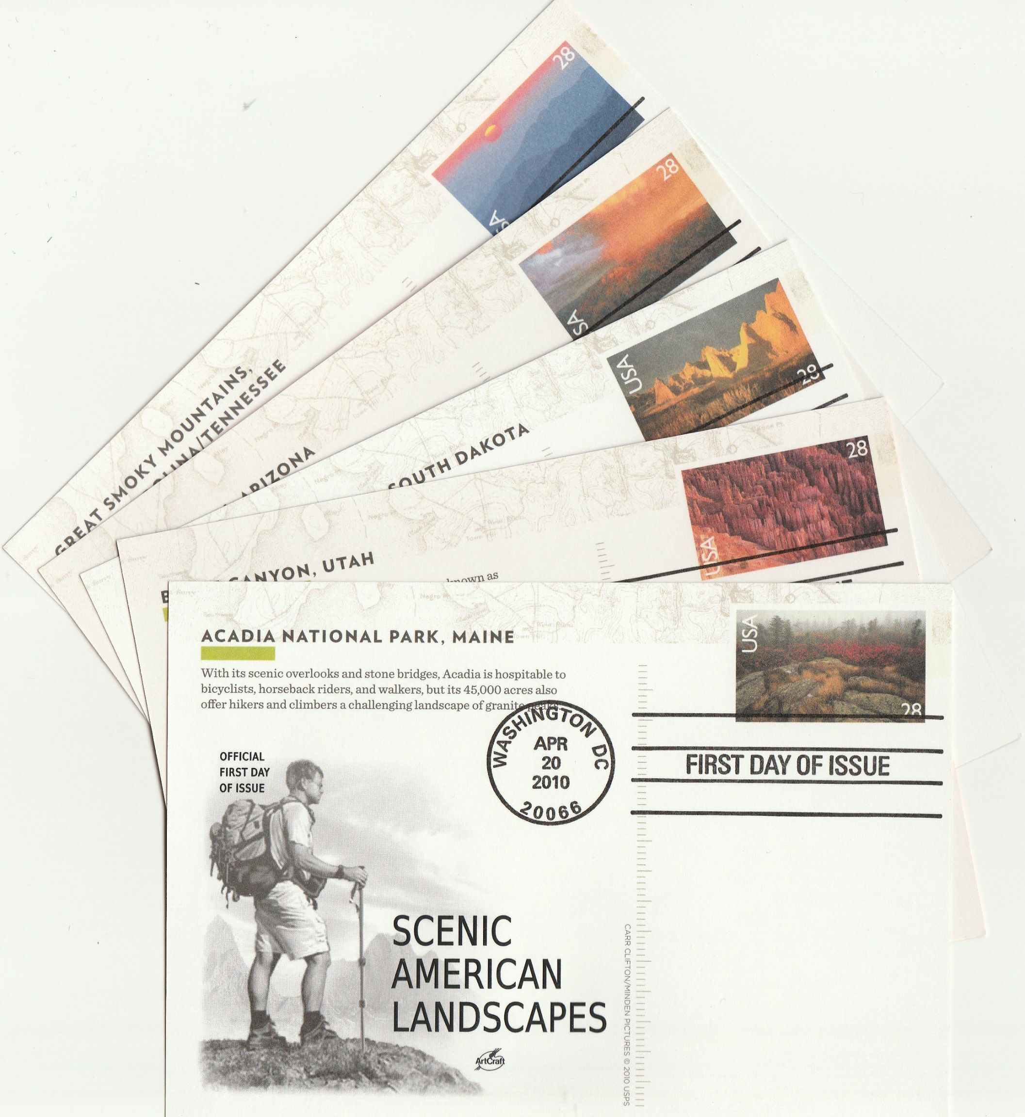 Scott# UX601-610 Artcraft FDC Picture Postal Cards | United States ...