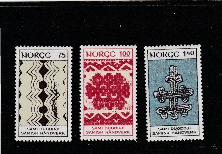 Norway Scott# 623-625 MNH (1973 Handicraft from Lapland) | Europe ...