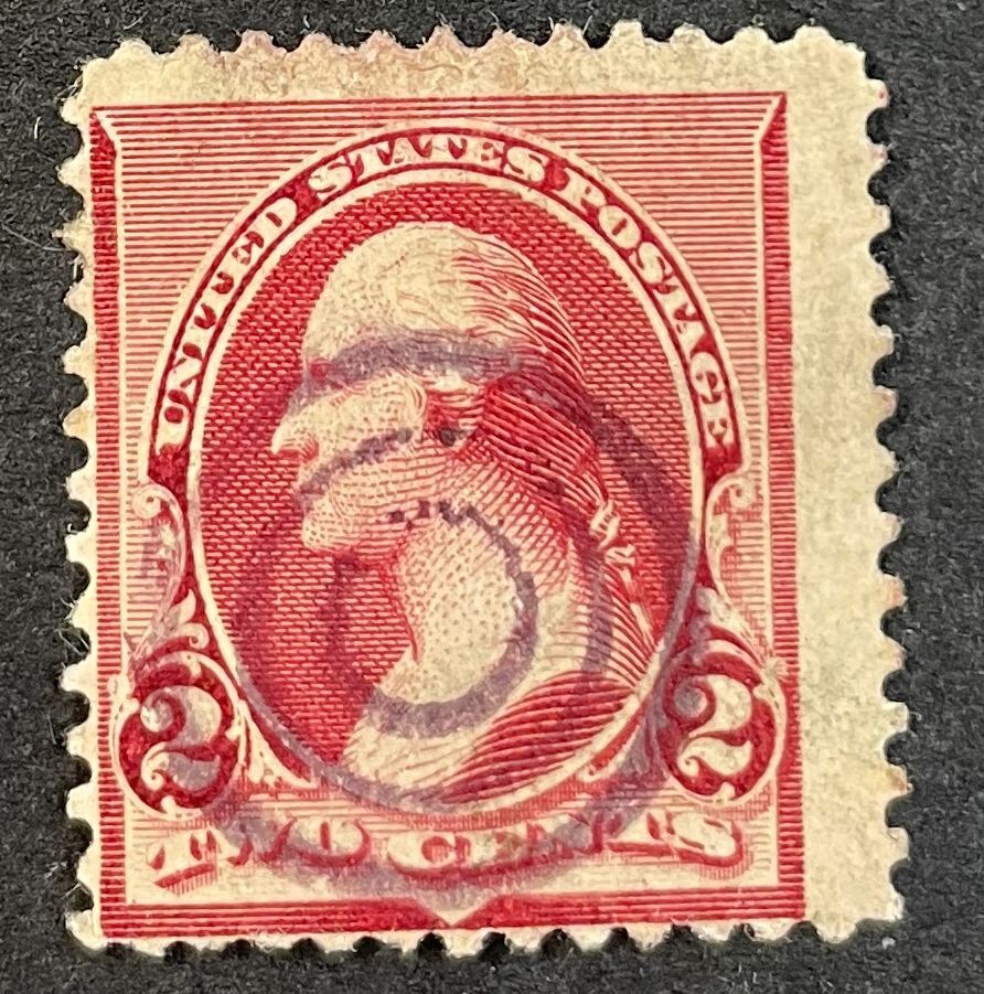 US #219D Used F - 2c Lake George Washington 1890 SCV~$5.75 [B40.8.4 ...