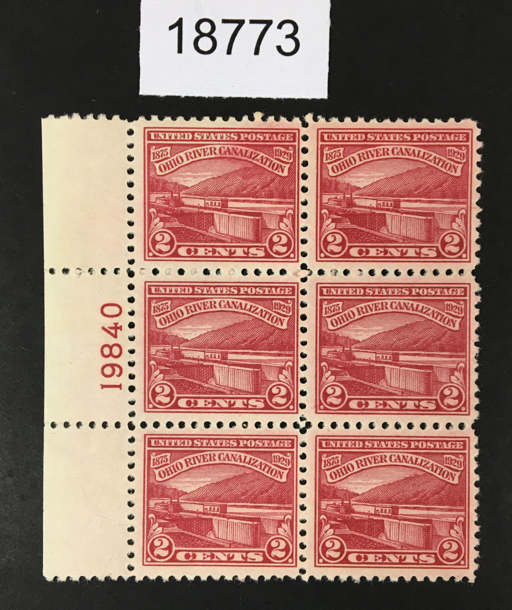 US Stamps # 681 Plate Block of 6 Mint OG NH $425 LOT #18773 | United ...