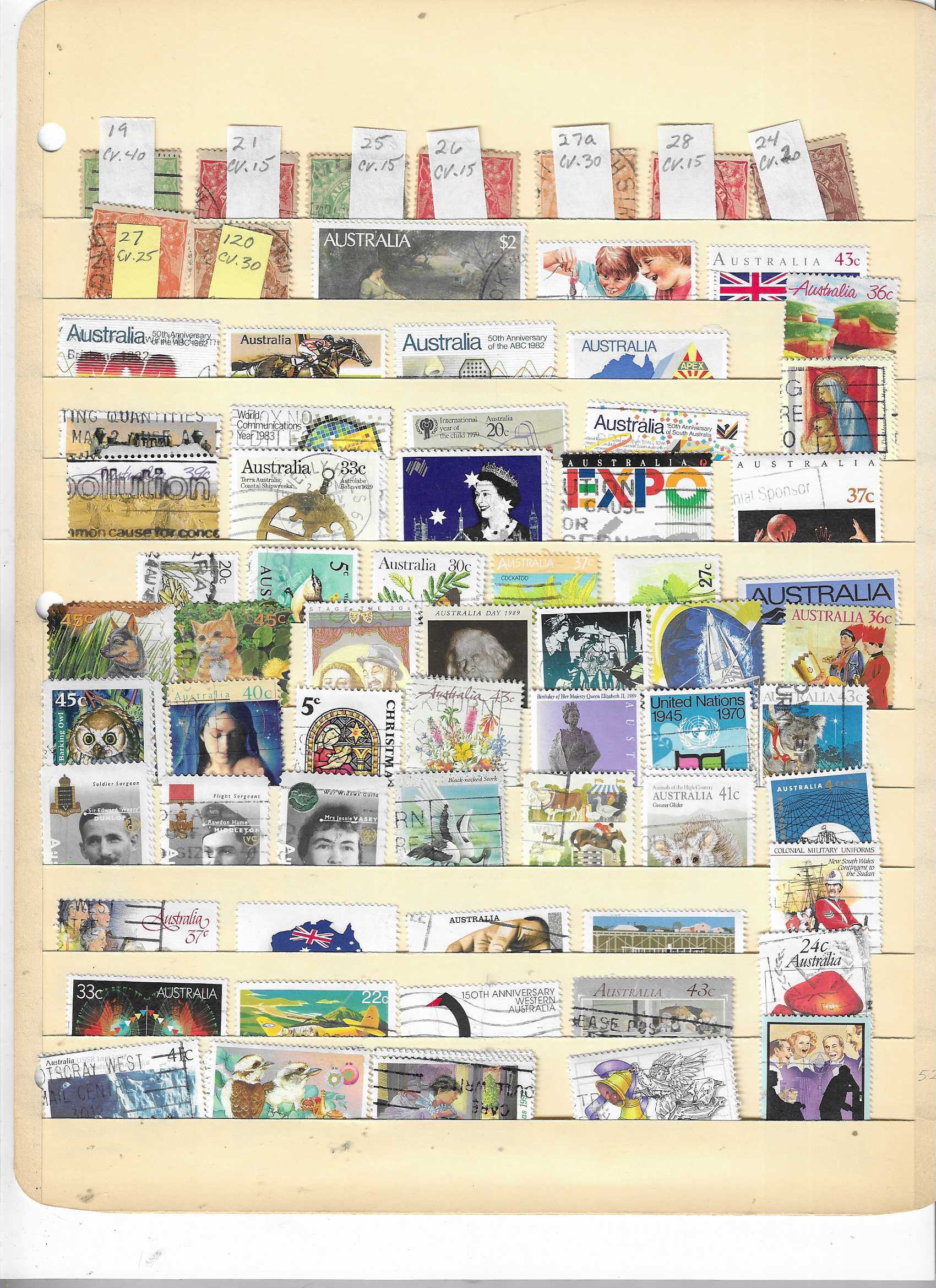 Australia Collection on Stock Sheet Mint/Used | Australia & Oceania ...