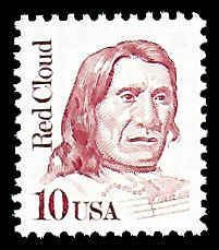 PCBstamps US #2175 10c Red Cloud, block tagging, MNH, (16) | United ...