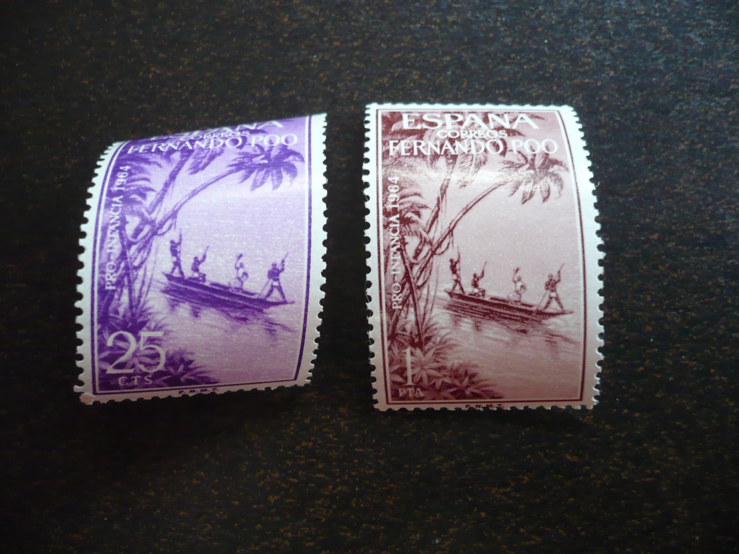 Stamps - Fernando Po - Scott# 212, 214 - Mint Never Hinged Part Set of ...