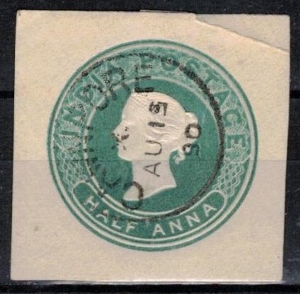 India - Postal Stationery - Half Anna | Asia - India, Postal Stationery ...