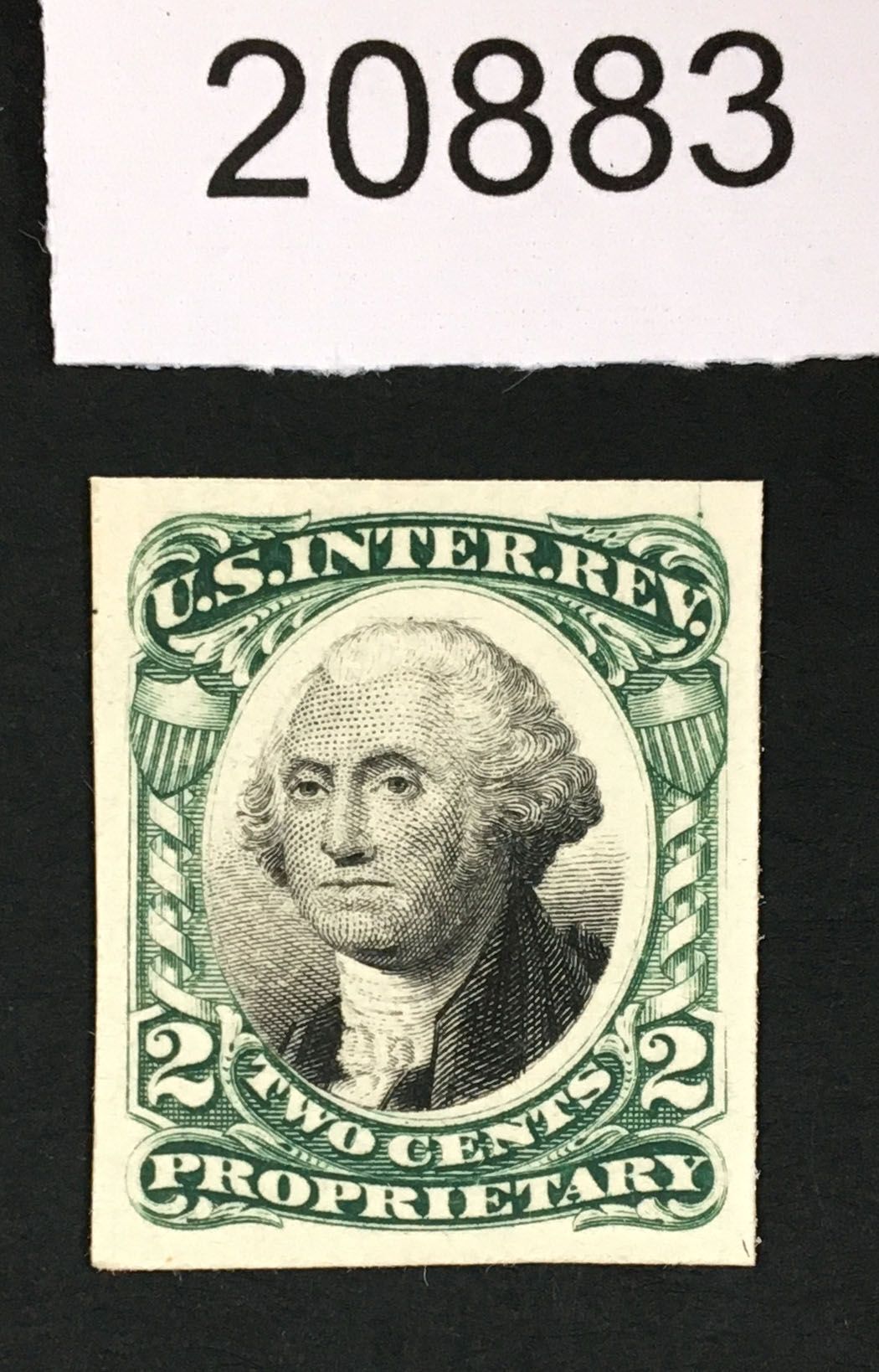 US Stamps # Rb2P4 Proof on Card LOT # 20883 | United States, Back of ...