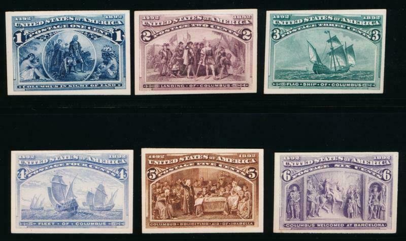 US 230-245 Unused P4 Card Proof SET | United States, General Issue ...