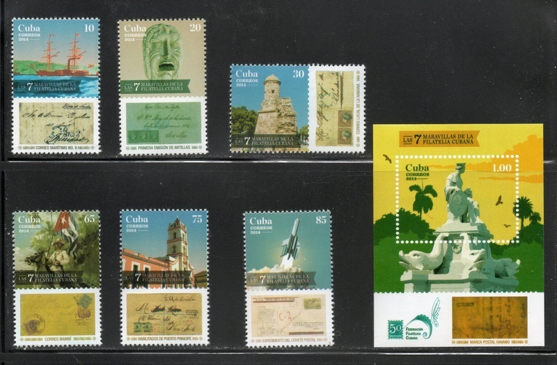 Cuba Sc# 5588-5594 Seven Wonder of Cuban Philatelic Cover Cpl Set + SS ...