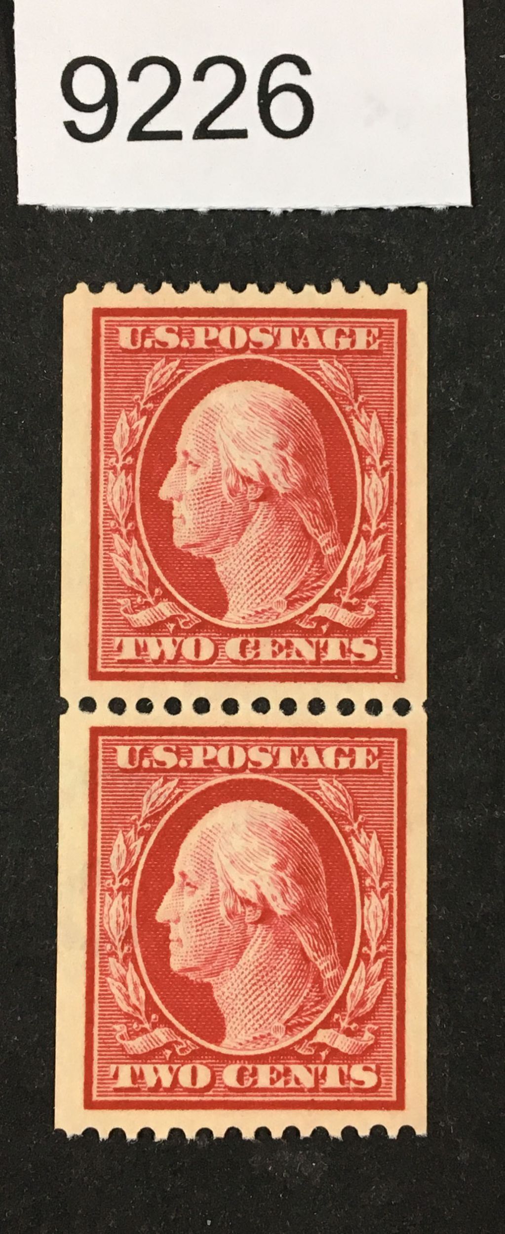US Stamps # 386 Mint OG NH Pair XF LOT #C 9226 | United States, General ...