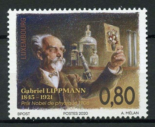 Luxembourg Science Stamps 2020 MNH Gabriel Lippmann Physics Nobel Prize ...