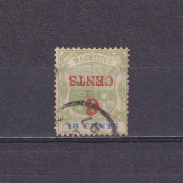 MAURITIUS 1899, SG# 134a, CV £300, inverted overprint, Used | Africa ...