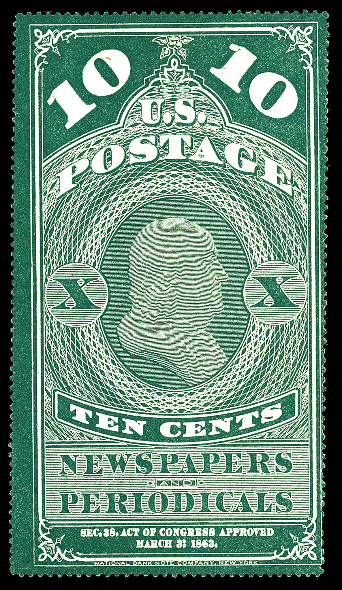 U.S. #Pr2B Mint With PSE Cert | United States, Newspaper Stamps Stamp ...