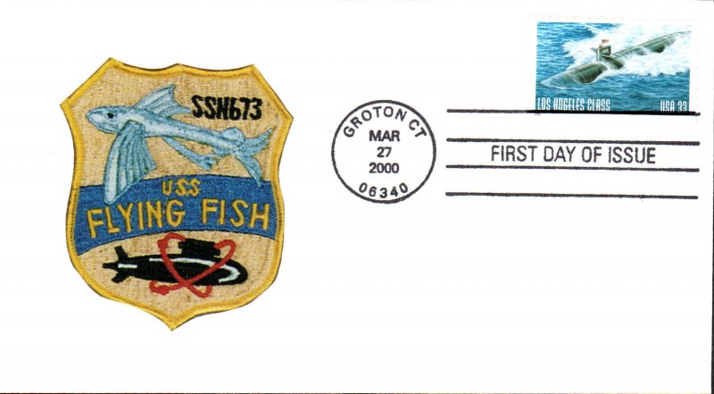 #3372 Submarine USS Flying Fish SSN673 HCT FDC | United States, General ...