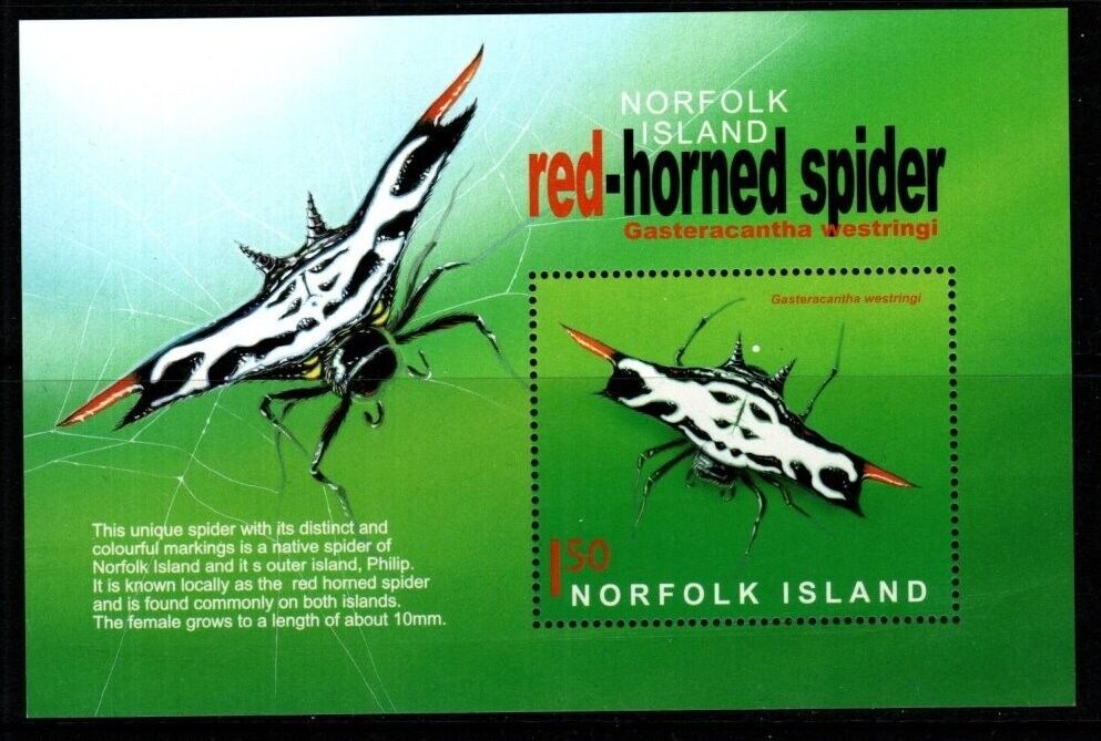 Norfolk Island Sgms871 2004 Spiders MNH | Australia & Oceania - Norfolk ...