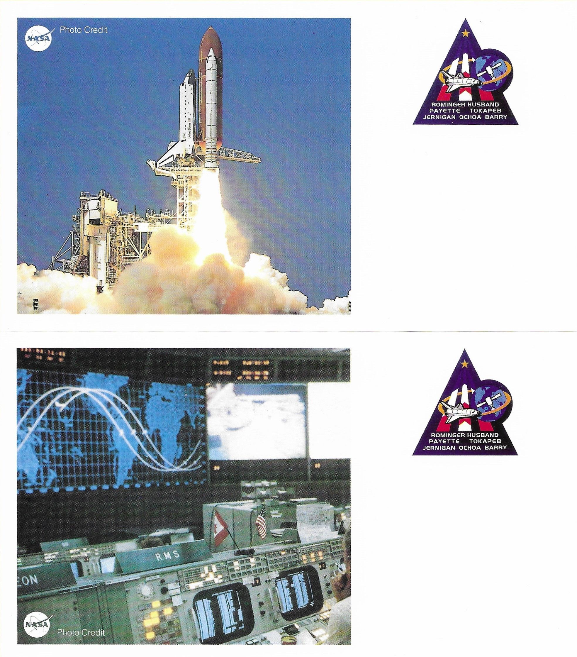 Space Cards (4), STS-96 Space Shuttle Discovery | United States ...