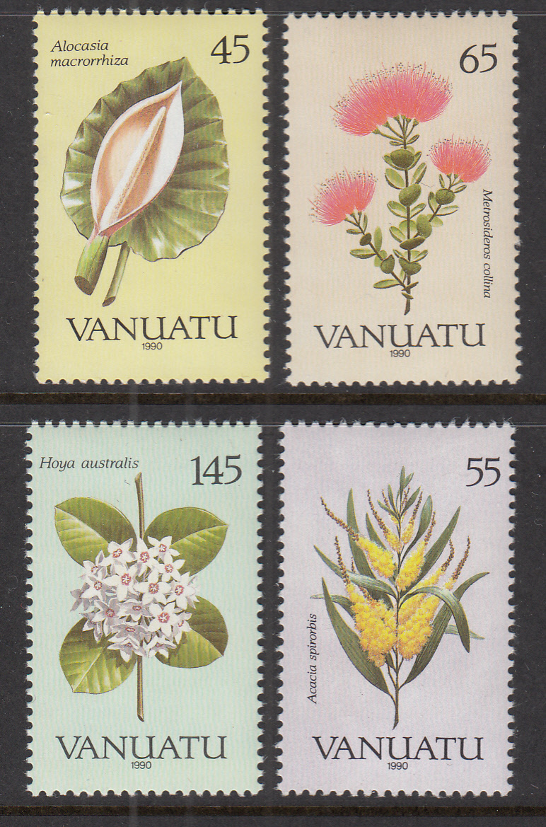Vanuatu 515-518 Flowers MNH VF | Australia & Oceania - Vanuatu, General ...