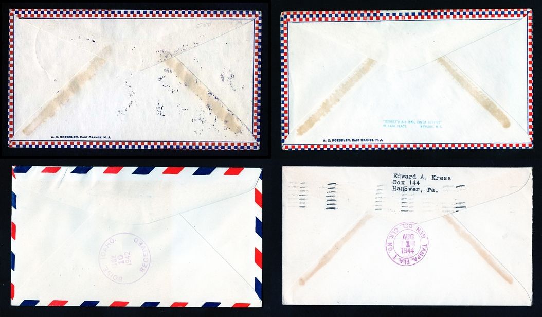 Lot of 16 different First Flight covers dated 1933 to 1948 | United ...