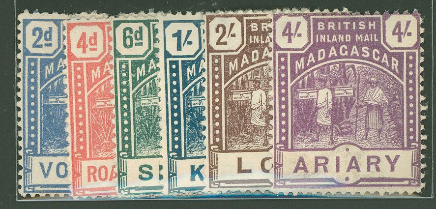 Madagascar (British Consular & Inland Mail) # Single (Complete Set ...