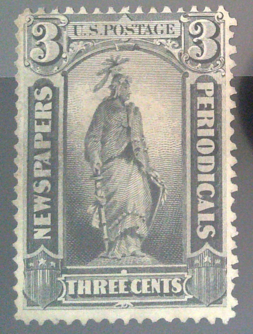 Scott#PR10 - VG - 3c Black - Newspaper Stamp - NG - 1875 | United ...