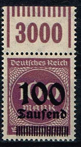 Germany,Sc.#253 MNH color b, Rotary Print with Margin W1'11'1. cv ...