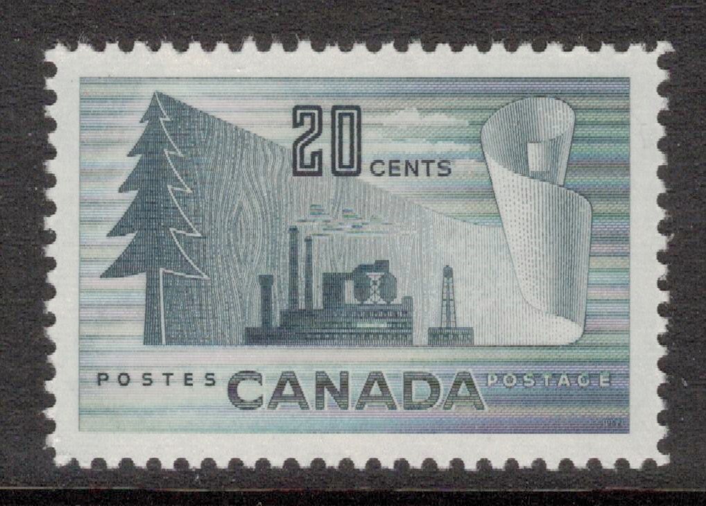 CANADA 1952 Paper Production; Scott 316; MNH | Canada, General Issue ...