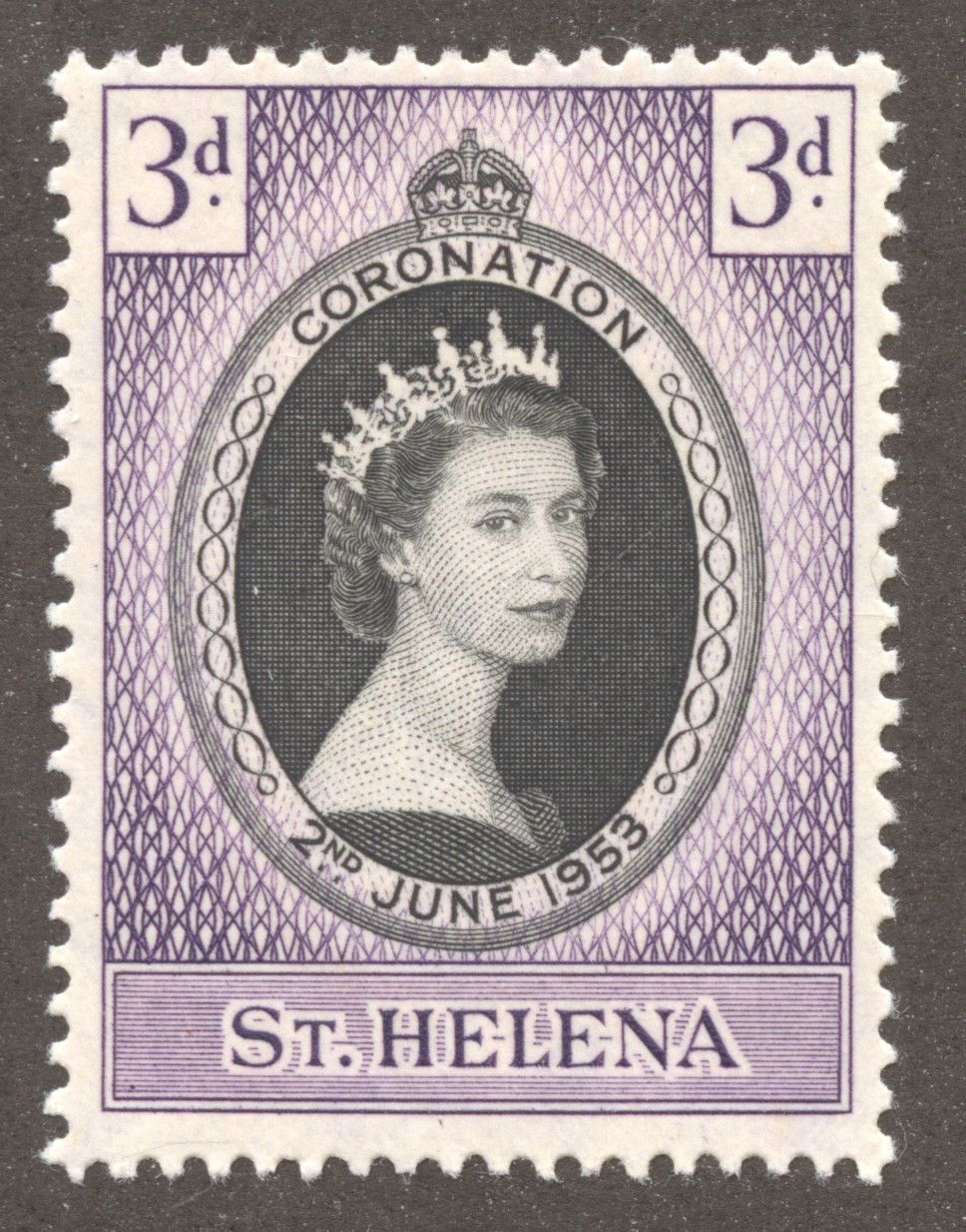 St Helena Scott 139 Unused HROG - 1953 Coronation Issue - SCV $1.25 ...
