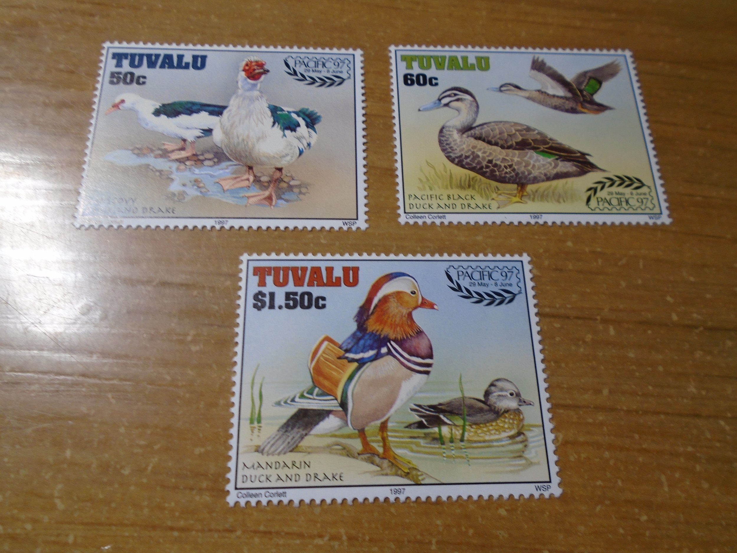 Birds Tuvalu # 743-45 MNH | Worldwide - Other, General Issue Stamp ...