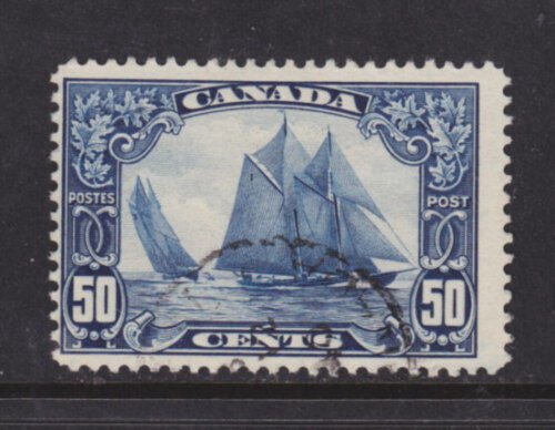 Canada Sc 158 used 1929 50c dark blue Bluenose | Canada, General Issue ...