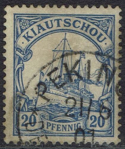 Kiaochow Used in China 1900 Yacht 20pf With Peking Postmark | Asia ...