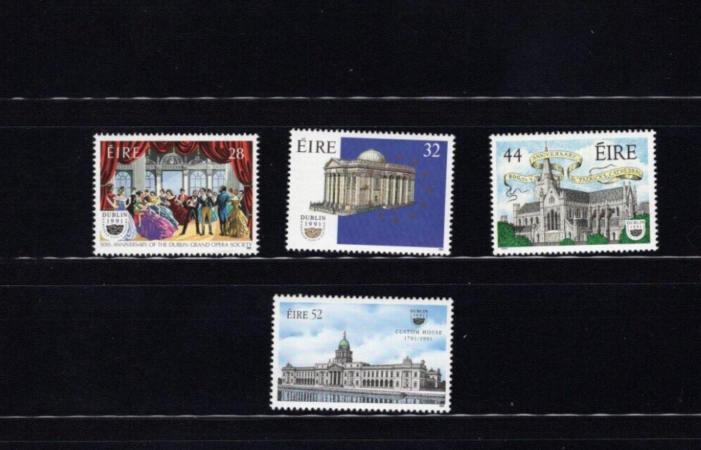 Ireland 828-31 Dublin Culture 1991 XF MNH Complete Set A6SP | Europe ...